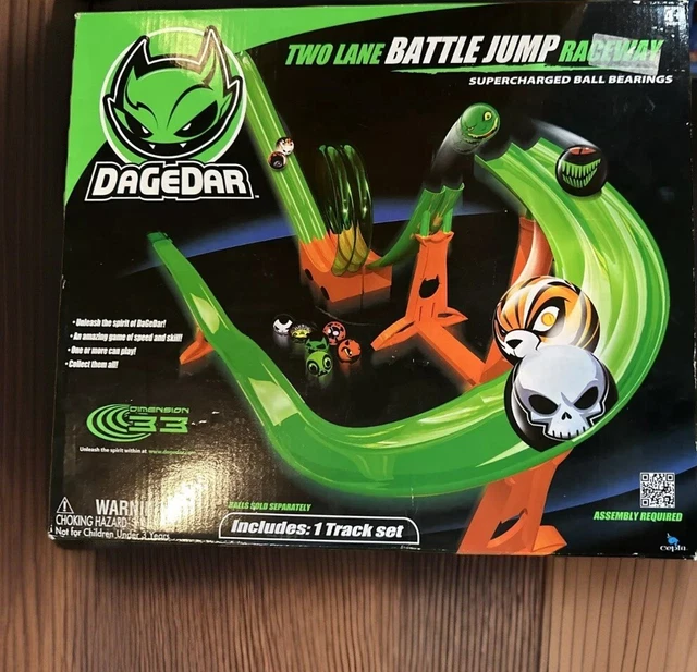 DAGEDAR TWO LANE BATTLE JUMP Raceway Supercharged Track $29.95 - PicClick