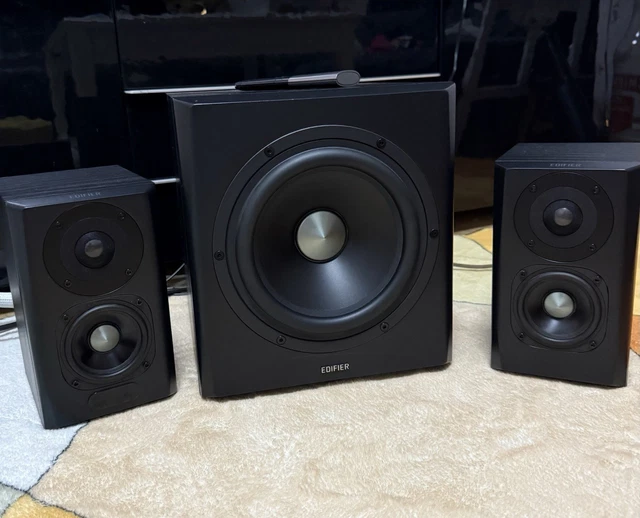 EDIFIER S351DB 2.1 Active Bookshelf Speakers with Subwoofer & Bluetooth ...