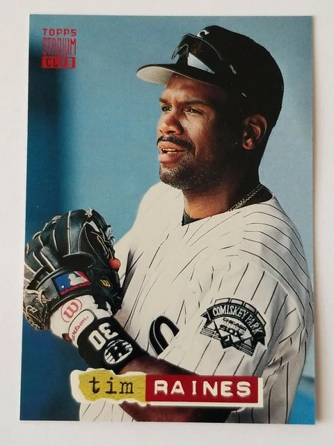 1994 STADIUM CLUB Baseball Card #350 Tim Raines White Sox A EUR 1,98 ...