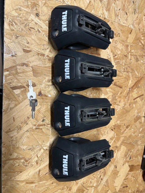 THULE 710400 EVO Raised Rail Car Roof Rack £95.00 - PicClick UK