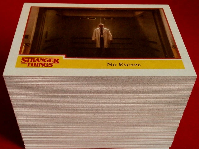 STRANGER THINGS - SEASON ONE - HUGE BASE SET (100 Cards) - TOPPS - 2018 ...