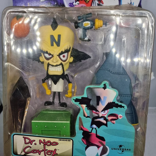 BNIB 1998 RESAURUS Crash Bandicoot - Dr. Neo Cortex - Action Figure Toy ...