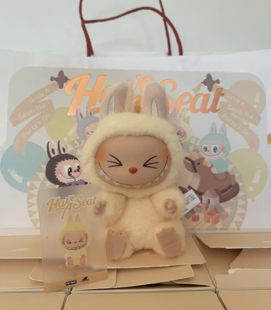 AUTHENTIC POPMART LABUBU SISI yellow The Monsters Have a Seat bag/box ...