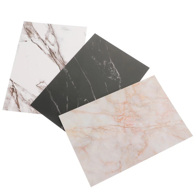 3PCS MARBLE TEXTURE Photo Backdrop Boards for Food and Product ...