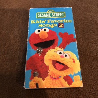 SESAME STREET KIDS' Favorite Songs 2 VHS VCR Video Tape Movie Elmo £0. ...