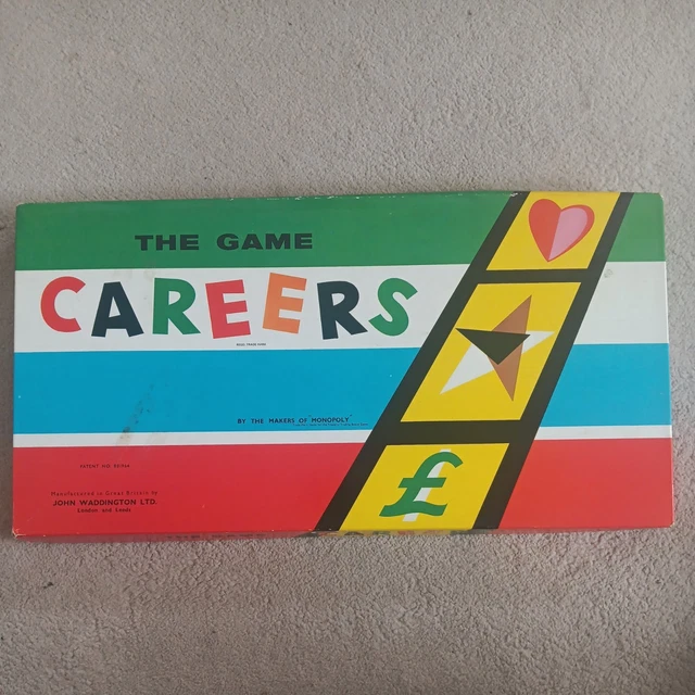 VINTAGE CAREERS BOARD Game Parker Brothers Complete Original Score Cards £26.72 - PicClick UK