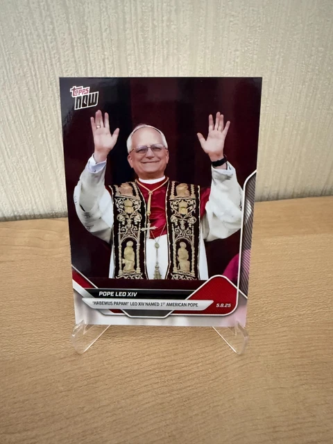 POPE LEO XIV Topps Trading Card 2025 - Papst Topps Now EUR 9,59 ...