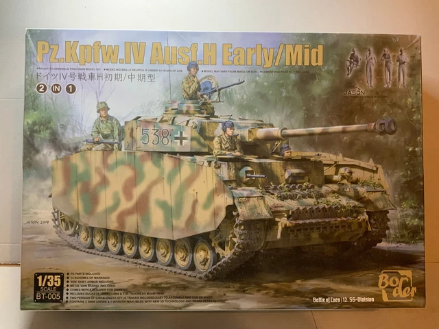 BORDER MODELS BT-005 Pz.Kpfw. IV Ausf. H Early/Mid + Zimmerit 1/35 EUR ...