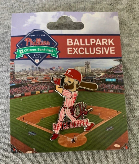 2024 PHILADELPHIA PHILLIES Bryce Harper Pin Citizens Bank Park exclusif ...
