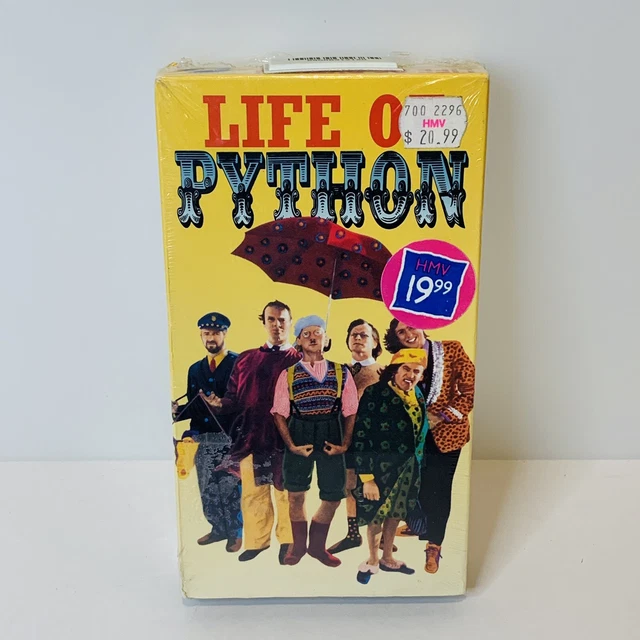 LIFE OF PYTHON VHS Video Tape 1990 Paramount Monty Python Flying Circus ...
