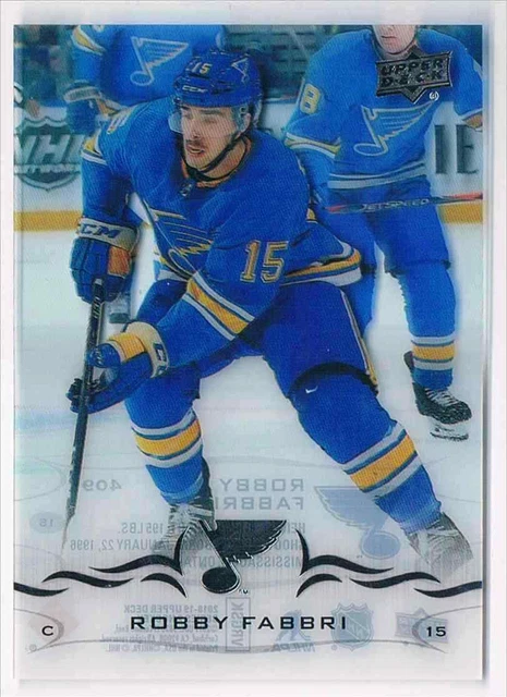 2018-19 PONT SUPÉRIEUR Coupe Claire Robby Fabbri St Louis Blues #409 ...