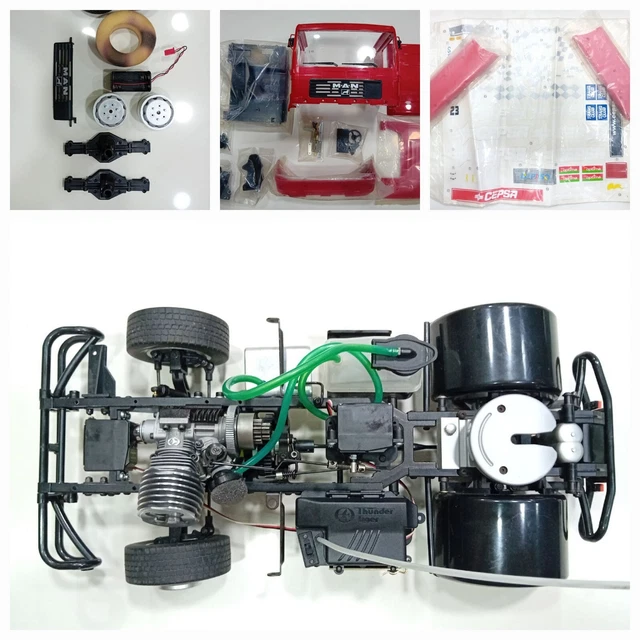 THUNDER TIGER MAN RC Truck Rc Truck Nitro 1/14 Burst No Tamiya £429.49 ...