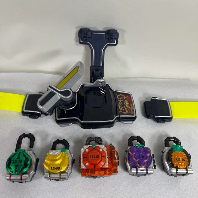 KAMEN RIDER GAIM DX Sengoku Driver & 5 Lock Seeds Set Bandai Probado ...