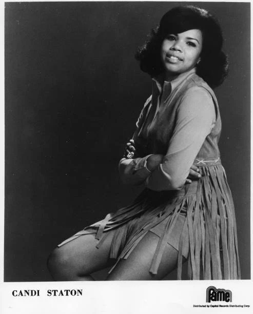 SOUL SINGER CANDI Staton Poses For A Portrait In 1976 Old Photo EUR 5 ...