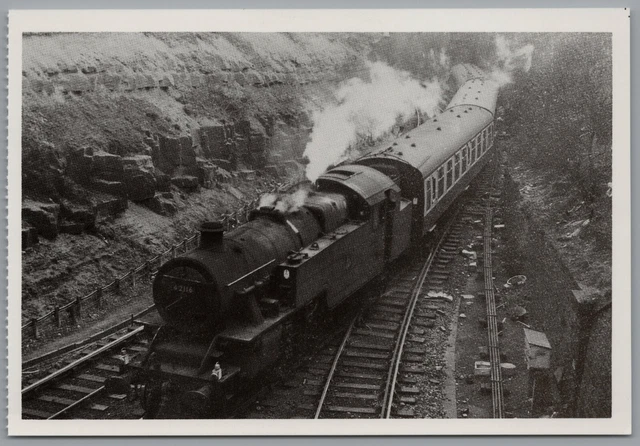 STEAM LOCOMOTIVE 42116 tank engine nr St Dunstans 1967 Railway Postcard ...