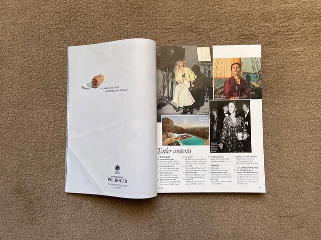 TATLER MAGAZINE NOVEMBER 2025 imogen poots next brit thing + tatler spa ...