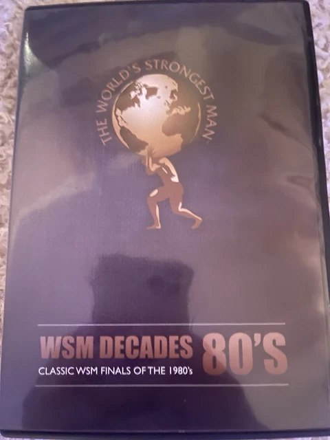 WORLDS STRONGEST MAN Decades 80s Classic WSM 1980s Finals Strongman DVD ...
