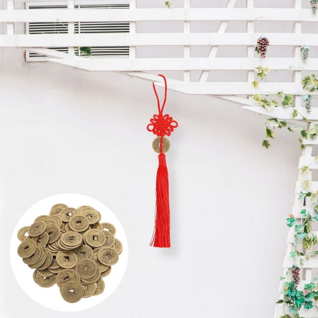 100 PCS CHINESE Good Luck Charm Coins Feng Shui New Year Decorations $24.19 - PicClick AU