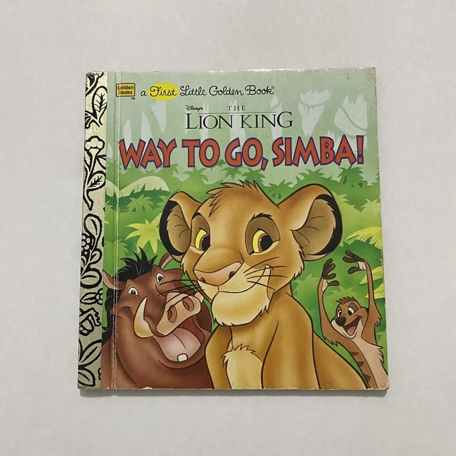 DISNEY LION KING Book Way to Go Simba by Ann Braybrooks 1996 Little ...