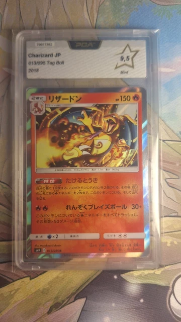CARTE POKÉMON CHARIZARD 013/095 - Tag Bolt - Jap Japanese - PCA 9,5 EUR 5,84 - PicClick FR