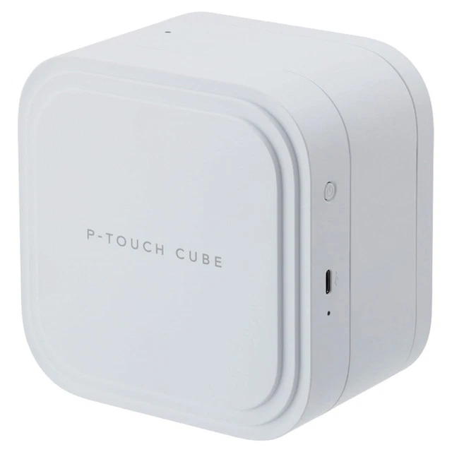 BROTHER P-TOUCH CUBE Pro PT-P910BT Complete Compact Label and Ribbon ...