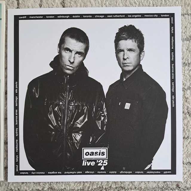OASIS LIVE 25 Tour EXCLUSIVE Masterplan Vinyl £64.64 - PicClick UK