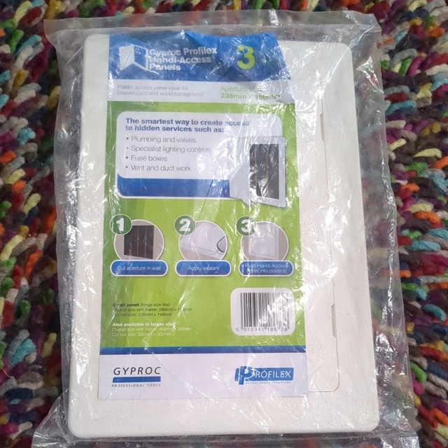 GYPROC PROFILEX WHITE Access Panel 235mm x 150mm £6.52 - PicClick UK