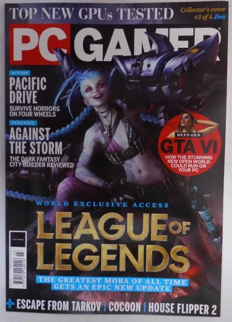 PC GAMER MAGAZINE #393 2024 Exclusive Access: League of Legends Cover ...