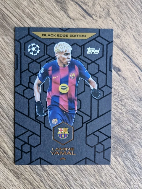 BLACK EDGE LAMINE Yamal Topps Match Attax 2025/2026 Barcelona 25/26 ...