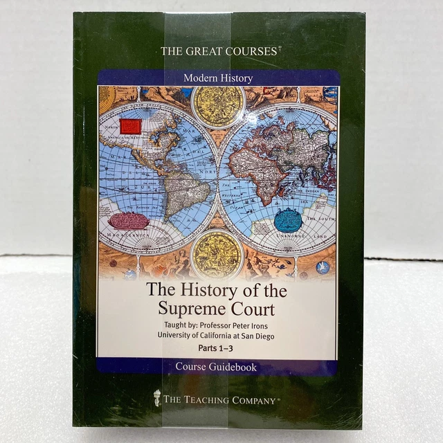 NEW GREAT COURSES: The History of the Supreme Court Parts 1-3 DVDs ...