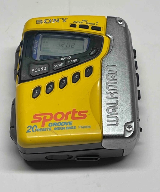 SONY SPORTS GROOVE Walkman Model WM-FS497 $89.99 - PicClick CA