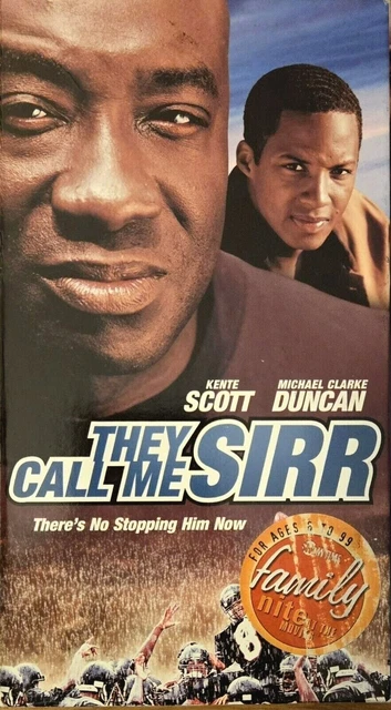 THEY CALL ME Sirr VHS Family Movie Drama Starring Kente Scott & Michael ...