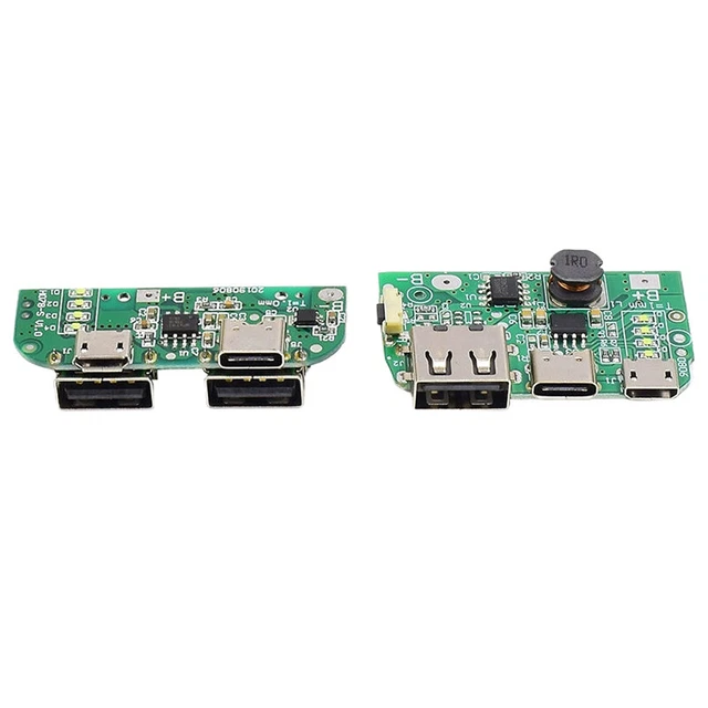 5V LITHIUM BATTERY Circuit Board USB TYPE-C Power Bank Motherboard ...