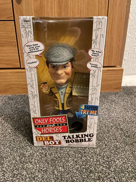 ONLY FOOLS AND Horses Large Talking Bobble Head Del Boy *NEW* £19.50 ...
