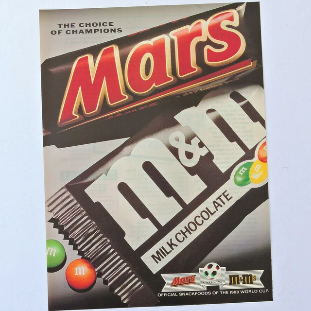 MARS M&M'S / Advert Publicite Publicidad Reklame Pubblicita Milk ...