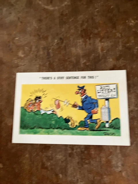 PEDRO SERIES COMIC POSTCARD No183 Park Keeper Unposted Ohh Nooo EUR 4 ...