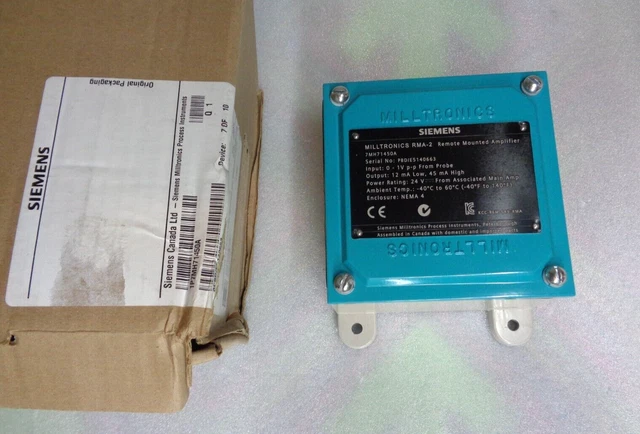 SIEMENS MILLTRONICS RMA-2 Remote Mounted Amplifier 7MH7145OA, New $449. ...