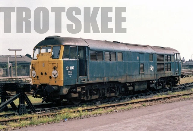 35MM COLOUR NEGATIVE British Railways Diesel Loco Class 31 31110 c1986 ...