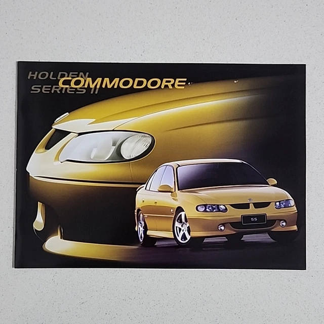 HOLDEN COMMODORE SERIES II Original Advertising Sale Specification Brochure 2001 $19.99 ...