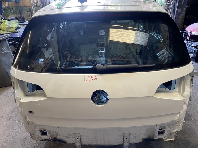 (2017) VW GOLF R Mk7 Tailgate Bootlid + Spoiler In White Bare Lc9A £250 ...