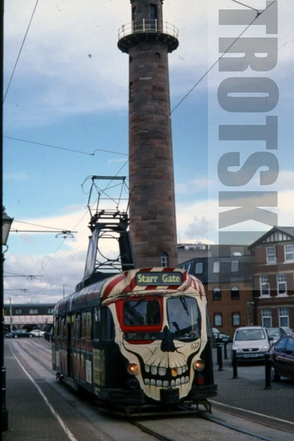 35MM SLIDE BLACKPOOL Transport Single Decker Tram Strassenbahn 627 2004 Original £4.99 - PicClick UK