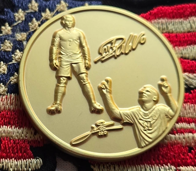 WORLD CUP 2026 Gold Coin Messi Ronaldo Signature Canada US Mexico ...