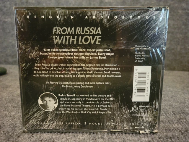 IAN FLEMING FROM RUSSIA WITH LOVE Read by Rufus Sewell CD $29.59 ...