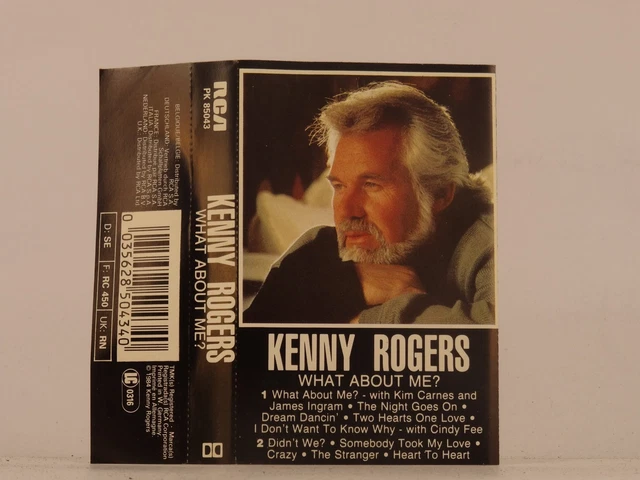 KENNY ROGERS WHAT ABOUT ME (16) 10 Track Audio Cassette RCA £3.45 ...