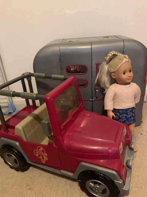 OUR GENERATION OG : Jeep, Caravan/Camper Van Trailer, Doll, Accessories ...