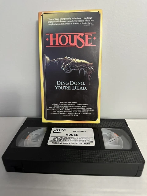 HOUSE (VHS, 1991) William Katt, George Wendt, Kay Lenz CULT CLASSIC ...