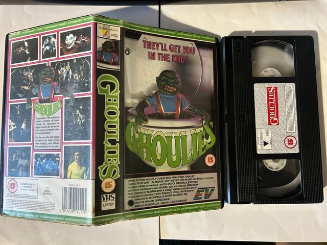 GHOULIES {1984, CHARLES Band Horror, Vhs, Entertainment In Video ...
