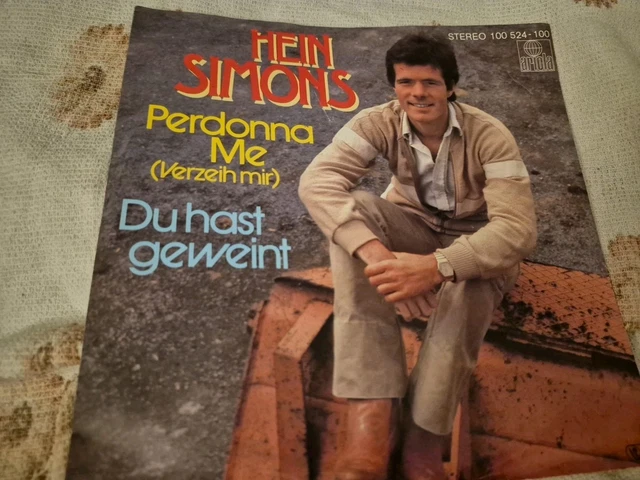 PERDONNA ME - Hein Simons (Heintje) - Single 7" Vinyl 199/12 EUR 5,99 ...