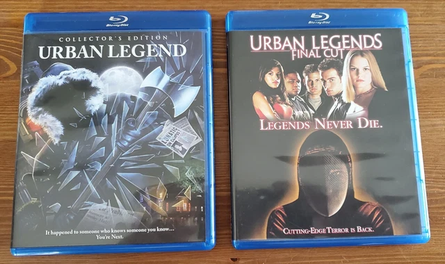 URBAN LEGEND COLLECTORS Edition & Urban Legends Final Cut Bluray Scream ...