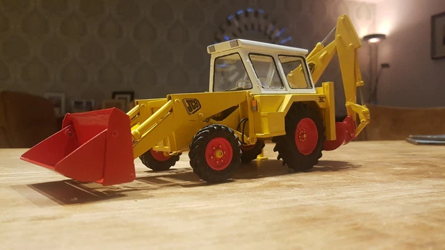 VERY RARE JCB 3C MK2 1/25 scale, Kent Vintage Diggers, diecast model £ ...